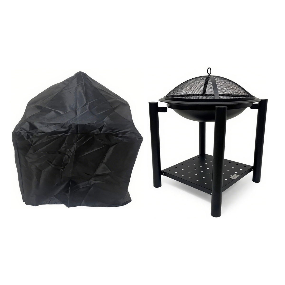 Refined Spaces - BraaiBoss - 57cm Fire Pit and Braai Grill with Cover ...