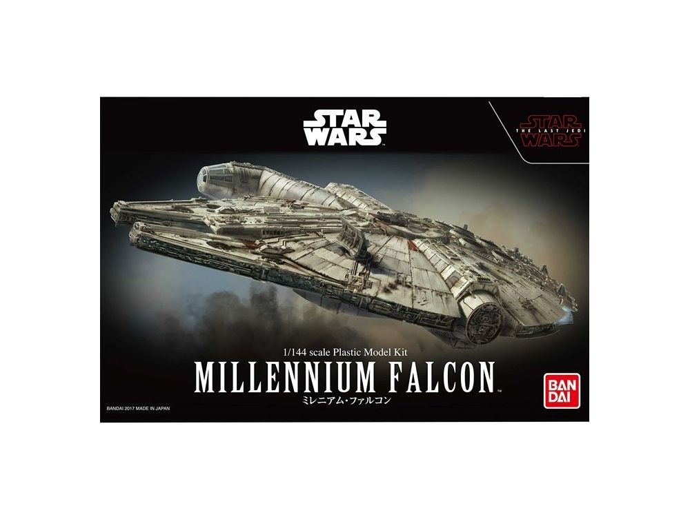 Revell 1/144 Millennium Falcon/ The Last Jedi Plastic Model Kit (Bandai ...