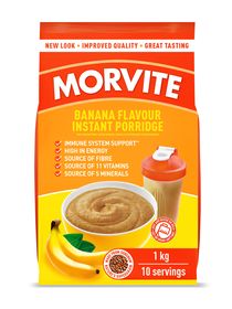 Morvite Original Banana Flavoured Instant Porridge 1kg | Shop Today ...