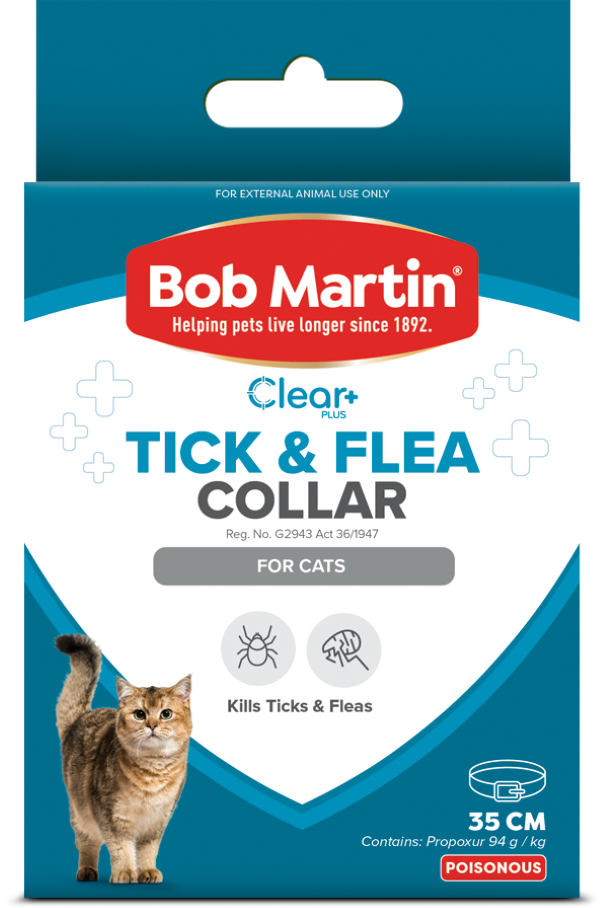 BOB MARTIN Clear+ Tick & Flea Collar for Cats | Shop Today. Get it ...