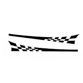 2 Pieces Body Side Stripe Decals Side Skirt Stripe Decals | Shop Today ...