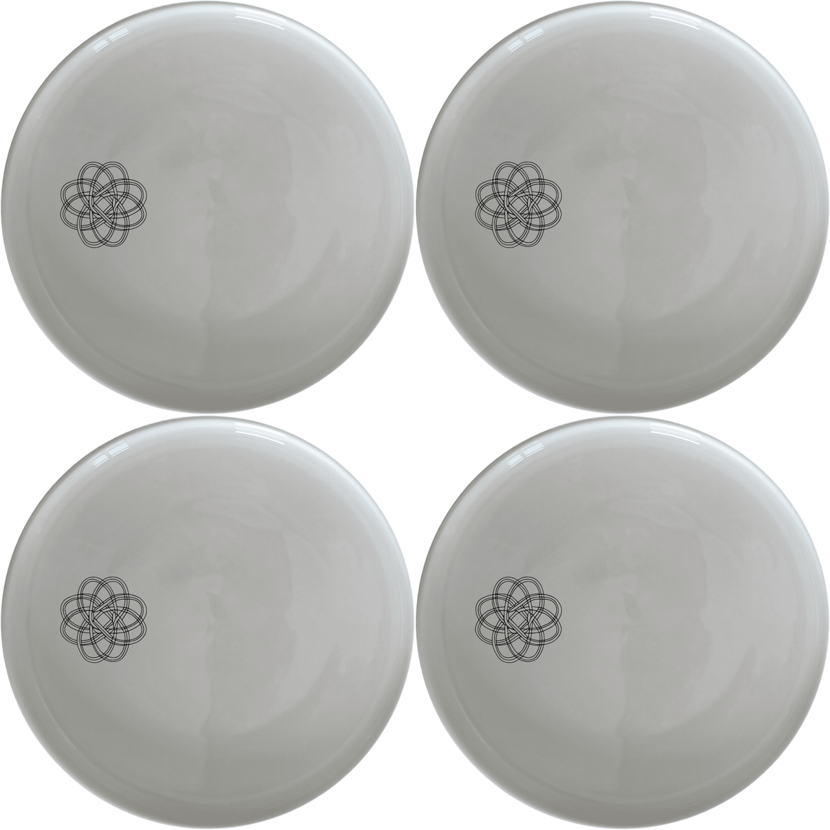 Geometric Knots Dinner Plate Set of 4 - Range 2 | Shop Today. Get it ...
