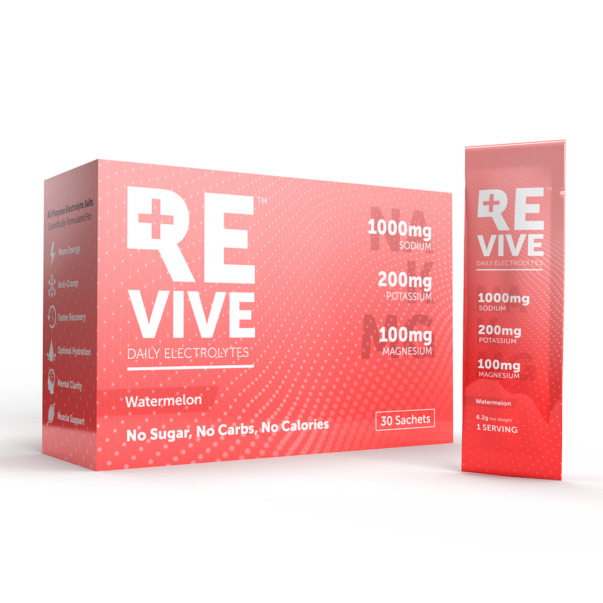 REVIVE Sugar Free Daily Electrolytes 30 Sachets Watermelon Buy 