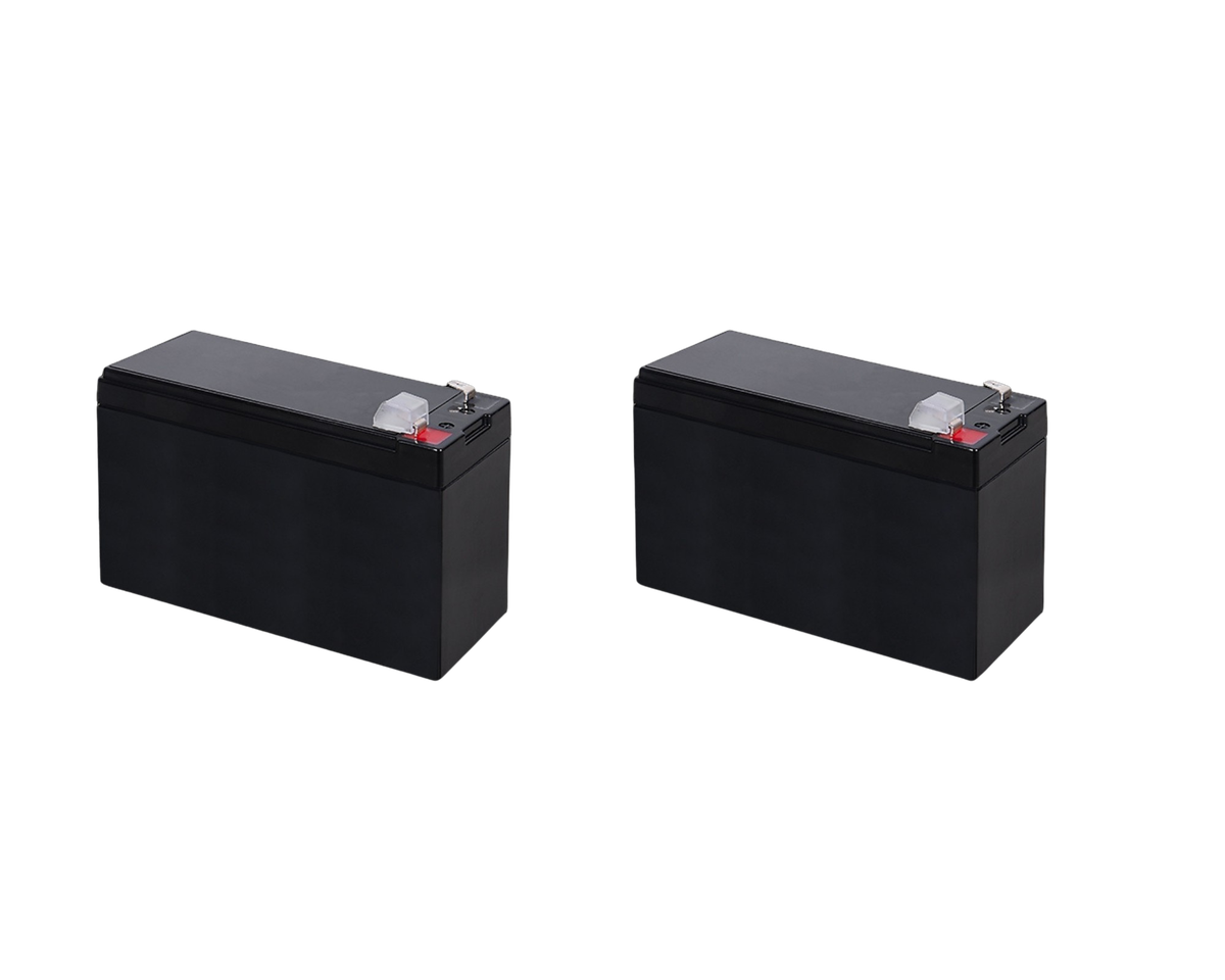 2 pack12V 7,2Ah Rechargeable Lead Acid Gate Motor or Alarm Battery ...