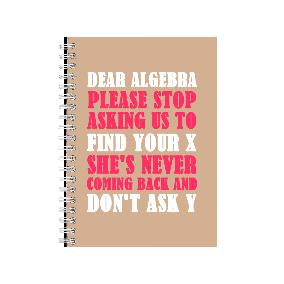 Algebra Notebook - Great Math Funny Gift Idea - Writing Books Notepad ...