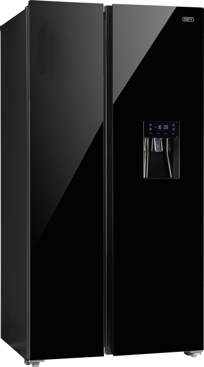 Defy DFF456 91cm 496L Side by Side Fridge Freezer No Frost with Water ...