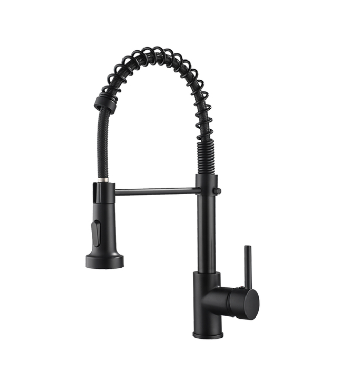 Matte Black Pull-out Kitchen Mixer - 6325B | Shop Today. Get it ...