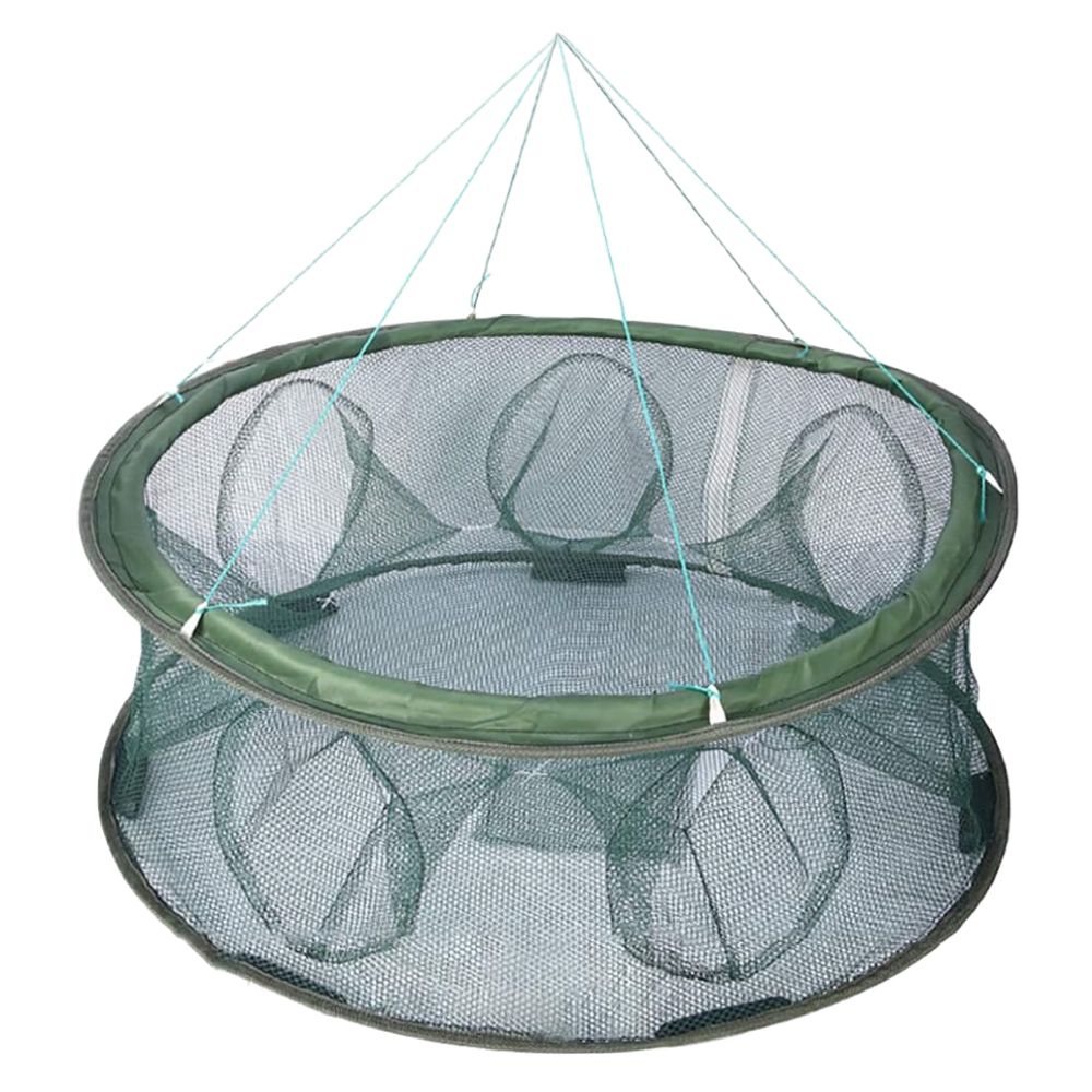 Camping Multifunctional 5 Hole Crab & Fish Capturing Bait Net (50cm ...