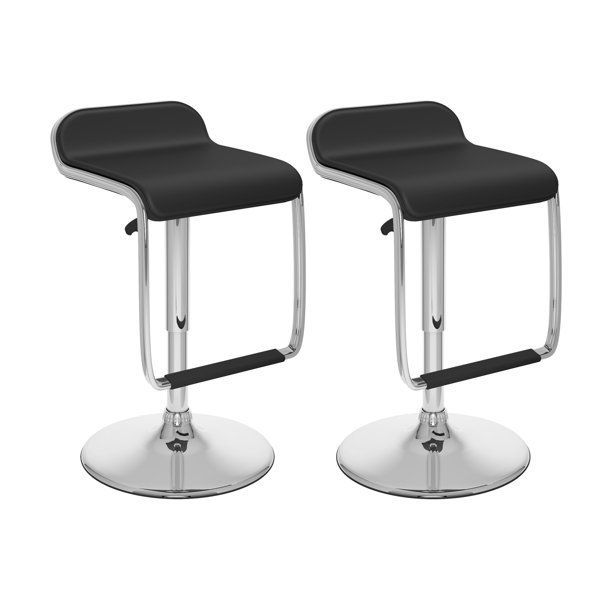 Bar Stools / Kitchen Breakfast Low Back Chairs – 2 Pack | Shop Today ...