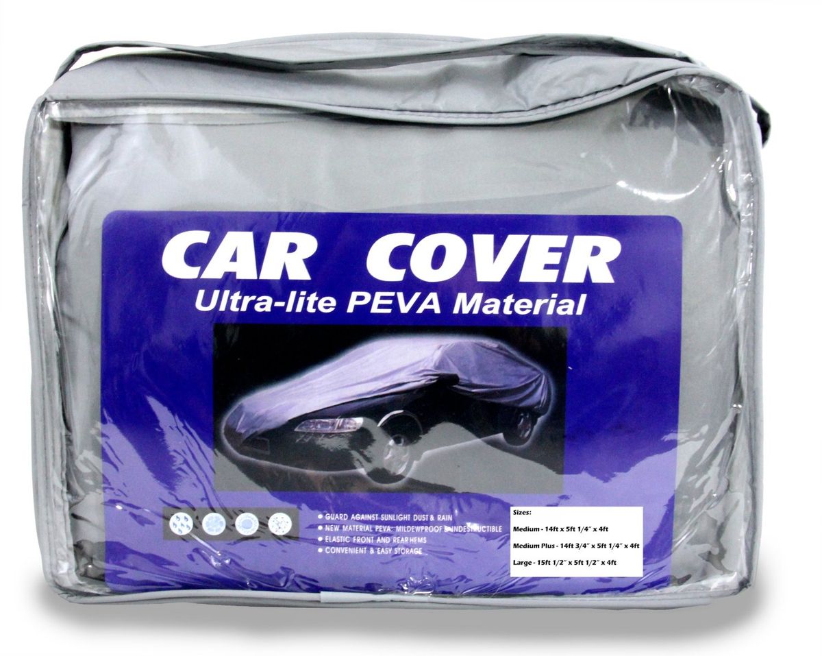 Car Cover Waterproof PEVA Ultra Lite - Large | Shop Today. Get it ...
