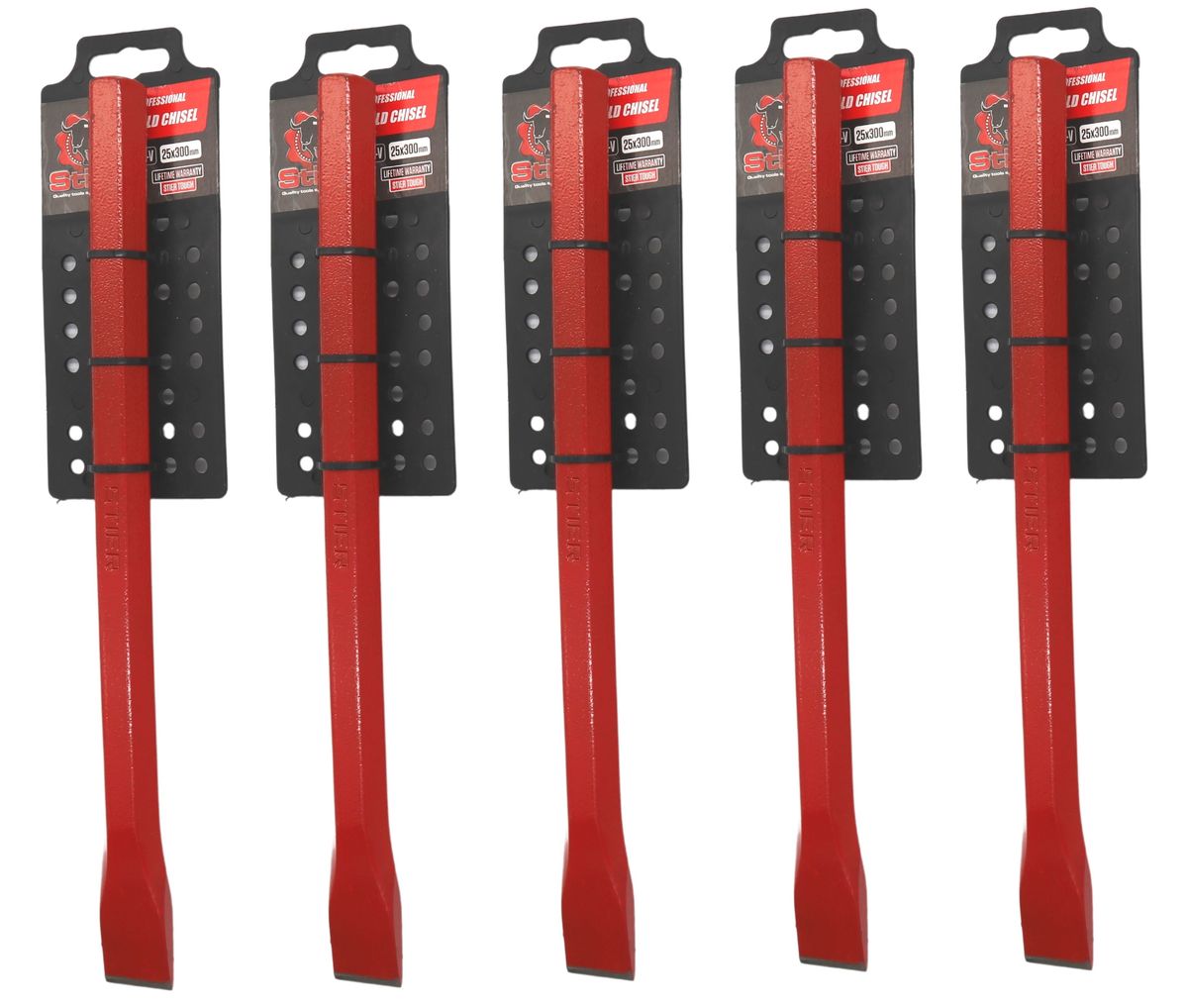 Stier High Quality Professional Cold Chisel 25x300mm - 5 Pack | Shop ...