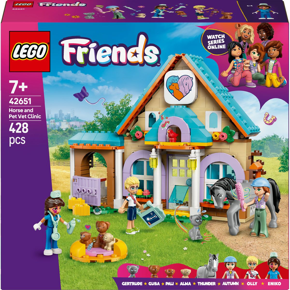 LEGO® Friends Horse and Pet Vet Clinic Pretend-Play Toy 42651 | Shop ...