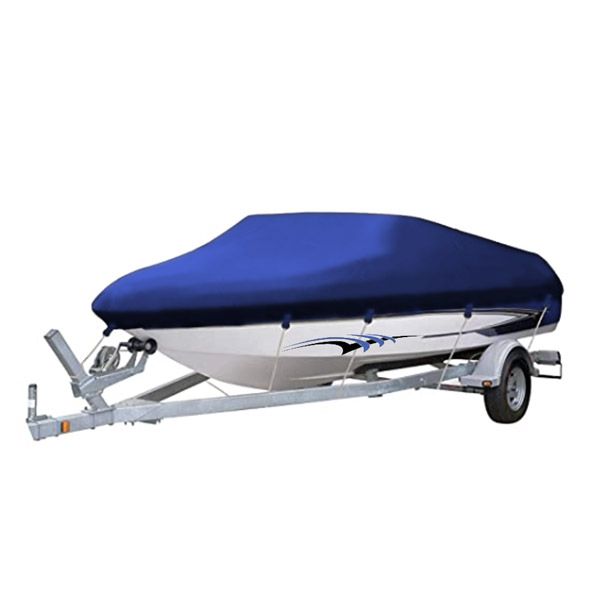 Heavy Duty Blue Boat Cover for 17-19ft Boats,245cm width | Shop Today ...