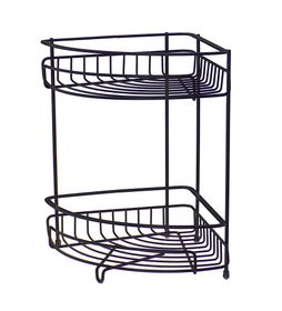 Elegant 2 Tier Multifunction Non-Drilling/Free-Standing Corner Caddy ...