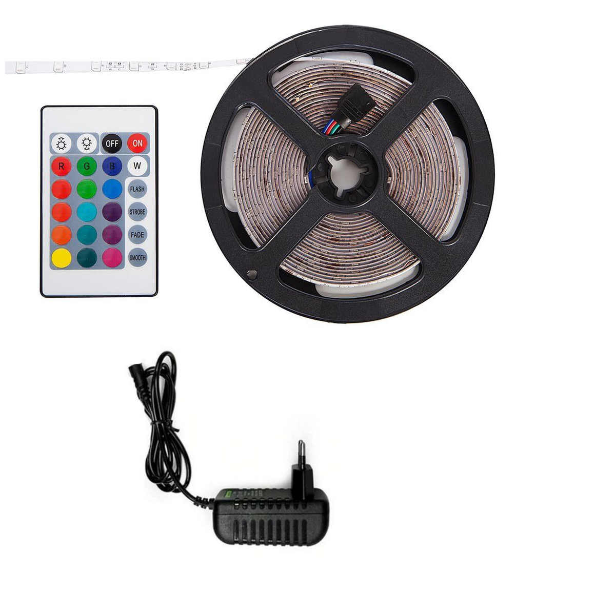 CTS 5M 5050 RGB LED Strip Light Colour Changing Shop Today Get