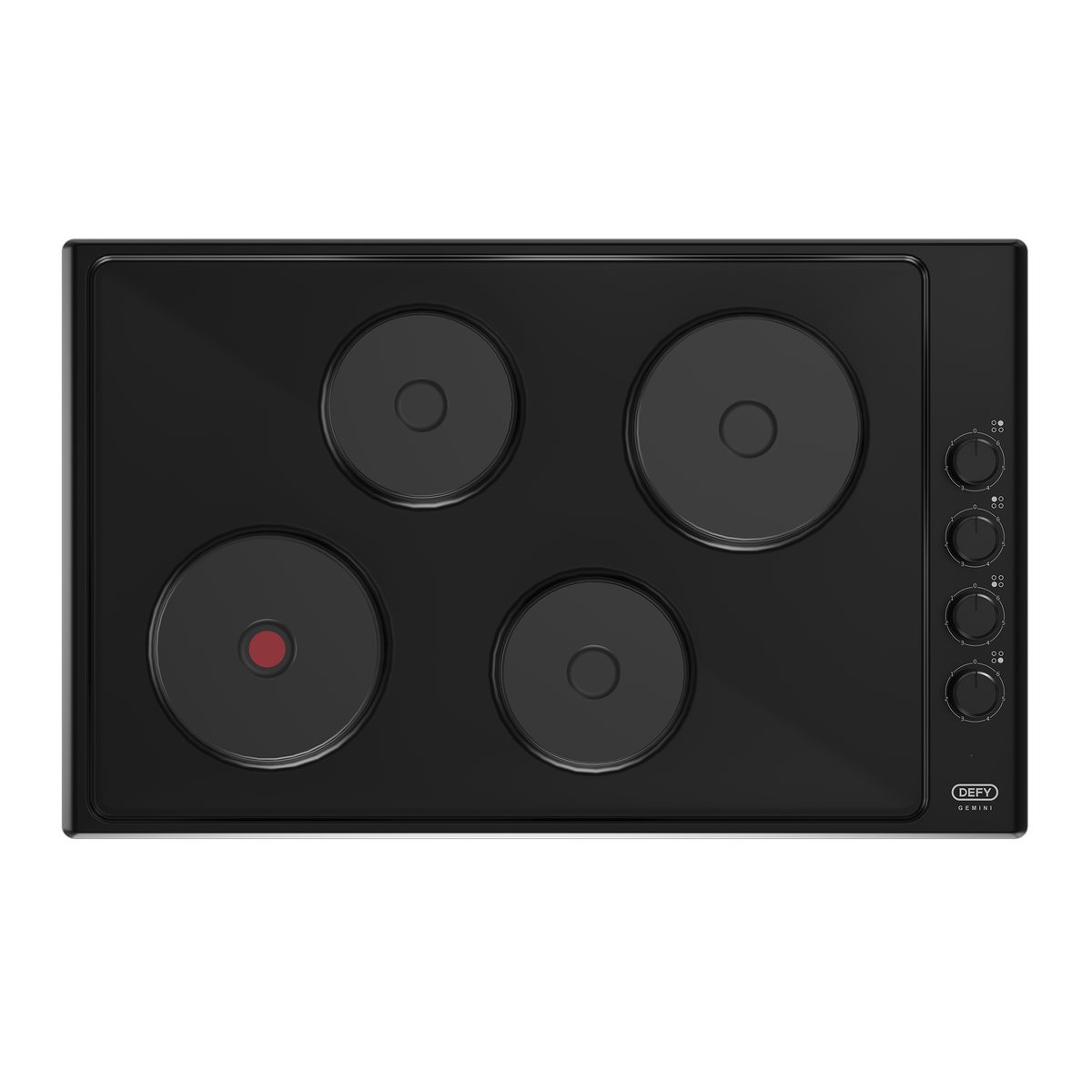 Defy DHD416 82cm Gemini Solid Hob w/ Control Panel - Black | Shop Today. Get it Tomorrow ...