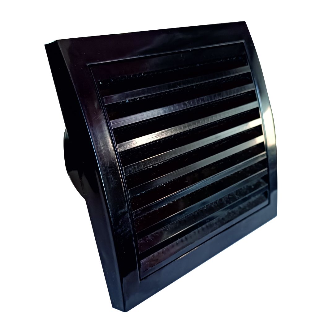 Bathroom toilet extractor fan 100mm shiny black | Shop Today. Get it ...