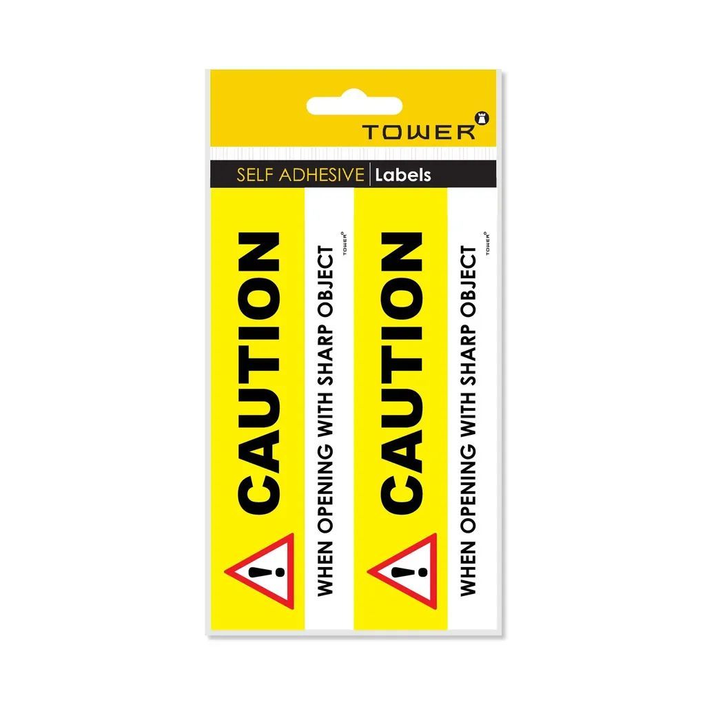 Tower Labels Caution (Pack 30) | Shop Today. Get it Tomorrow ...