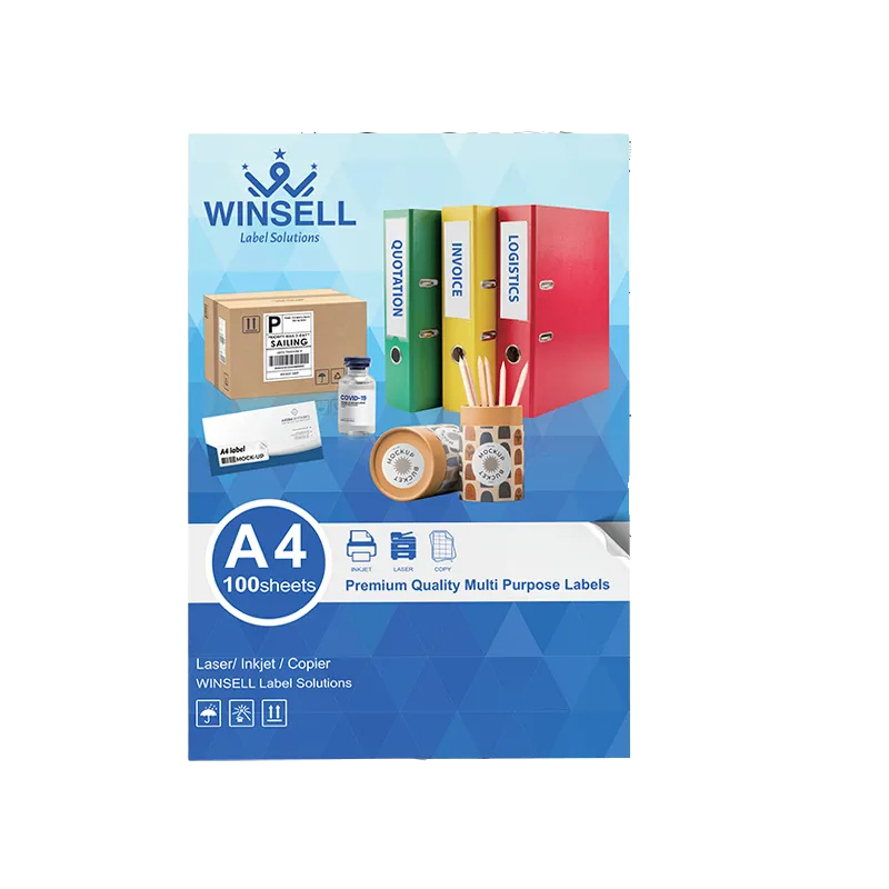 Winsell 45 UP Labels - Self Adhesive Labels A4 Size - 100 Sheets | Shop ...