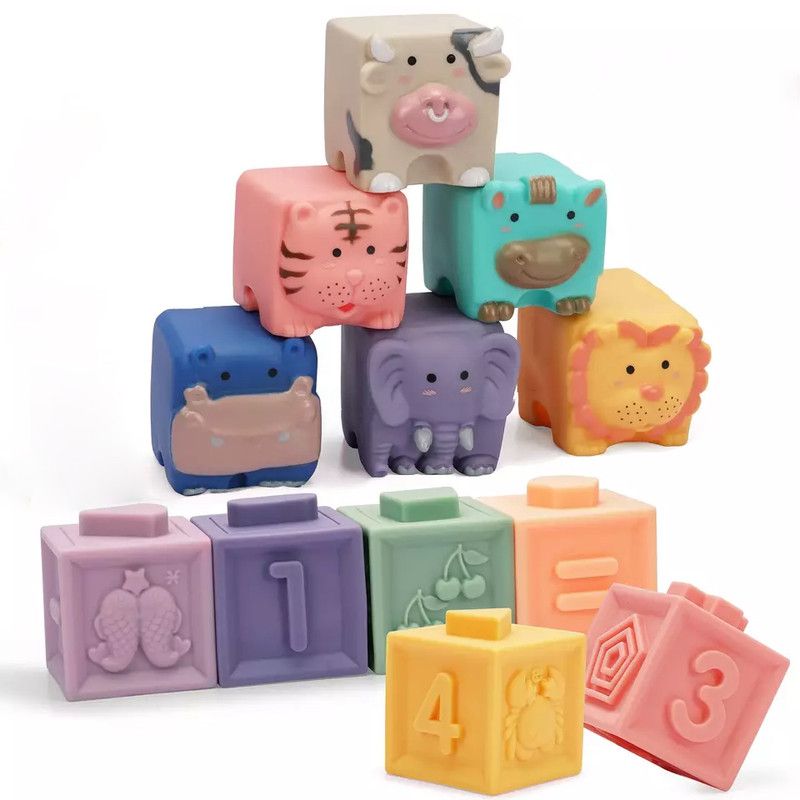 Soft Squeezeable Building Blocks | Educational Baby Bath Toy | Shop ...