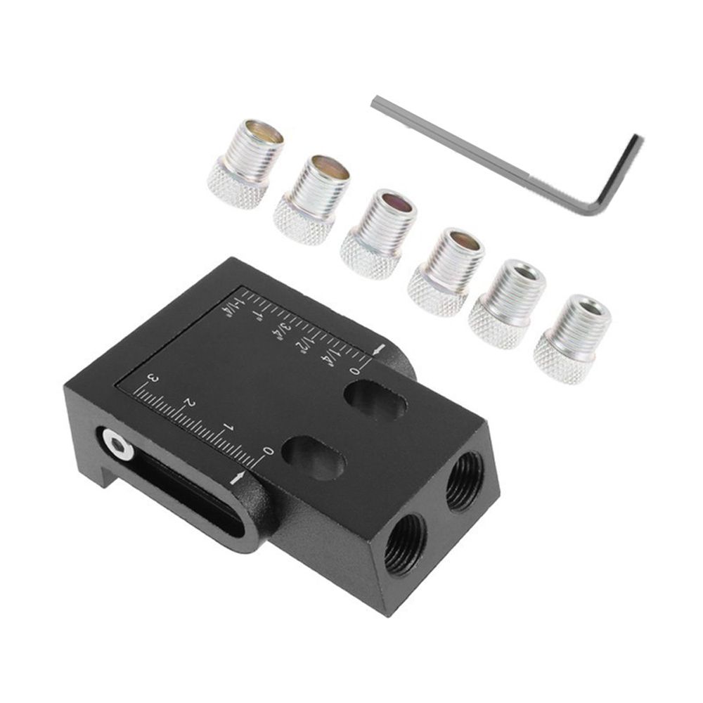 8 Piece Woodworking Pocket Angle Locator 15 Degree Angle Drill Guide ...