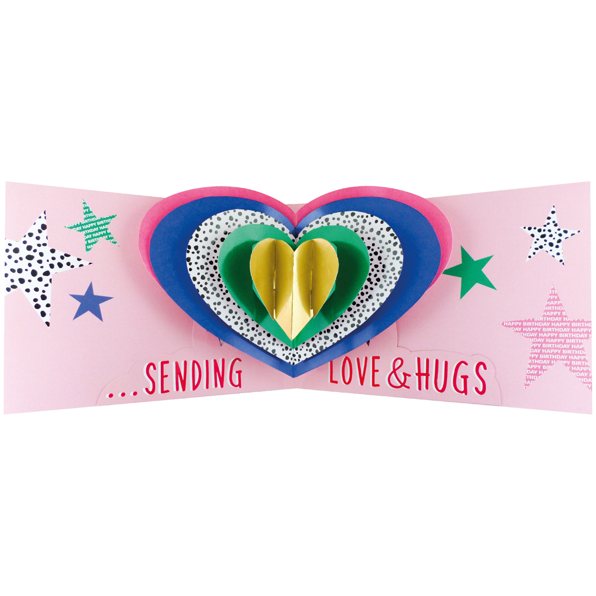 Paper Celebrations Pop-Out Birthday card - Special Friend - Hearts ...