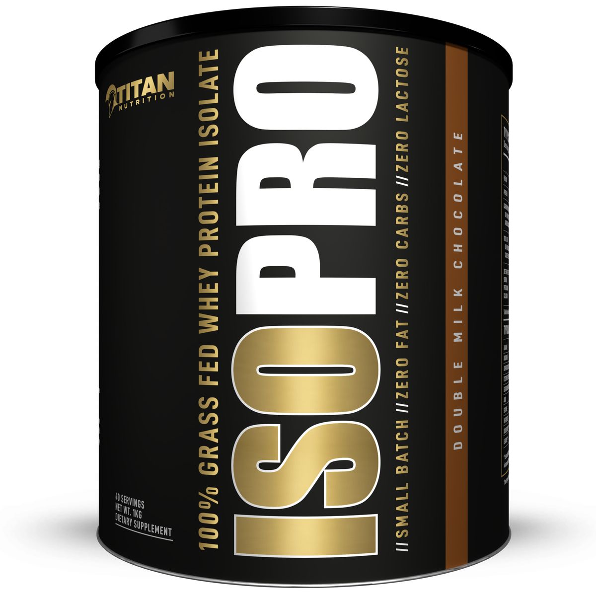 IsoPro 100% Whey Protein Isolate Chocolate - 40 Servings Net Wt.1kg ...