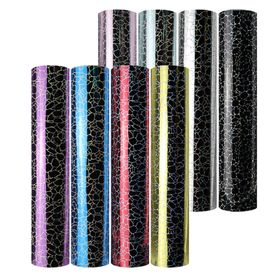 Holographic CobbleStone Crack Sticker Vinyl Permanent 8pc+ 1xtransfer ...