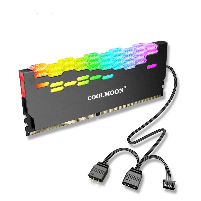 COOLMOON-ARGB Memory Heatsink Luminescent memory strip cooling housing ...