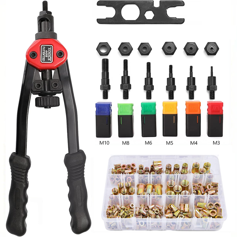 Hand Manual Rivet Nut Tool Set-Rivnut & Nut Insert Tool Rivet Nut Tool ...