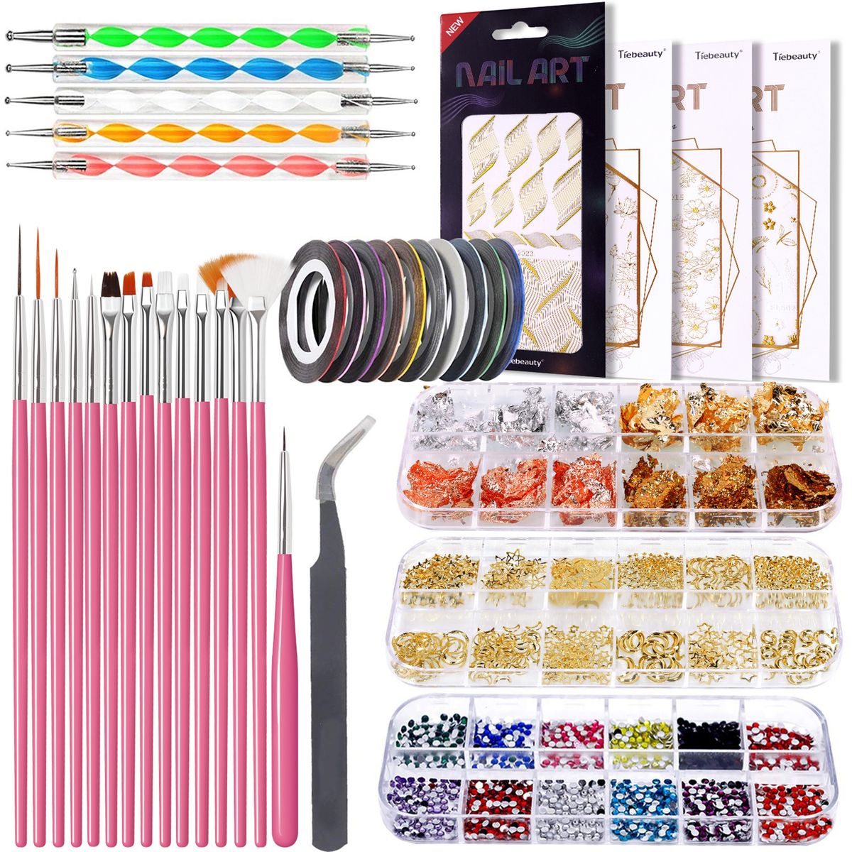Nail Art Tools Stickers Nail Decoration Kit | Shop Today. Get it ...