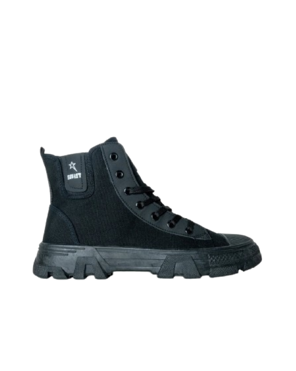 Soviet Men Black Raptor - Mono Canvas Hi-Top | Shop Today. Get it ...
