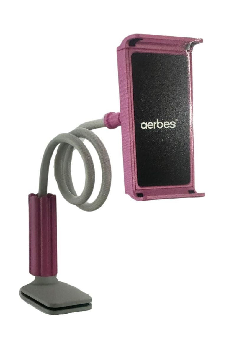 Aerbes Adjustable Portable Bedside Mobile Table Clamp Phone Holder ...