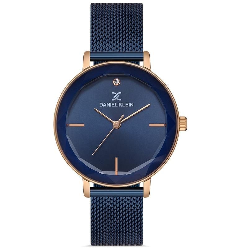 Daniel Klein Ladies Premium Mesh Strap Watch - Blue Dial | Shop Today ...
