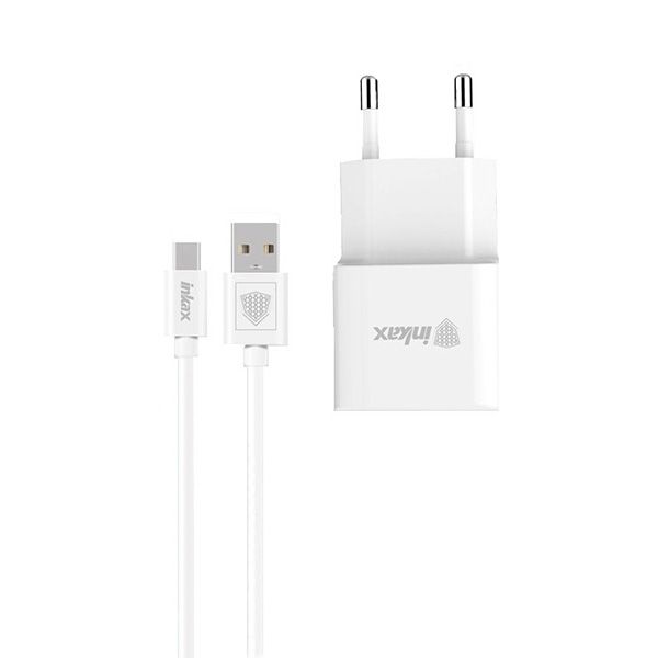 2.1A Inkax CD-27 Charger with USB Type C Cable - White | Shop Today ...
