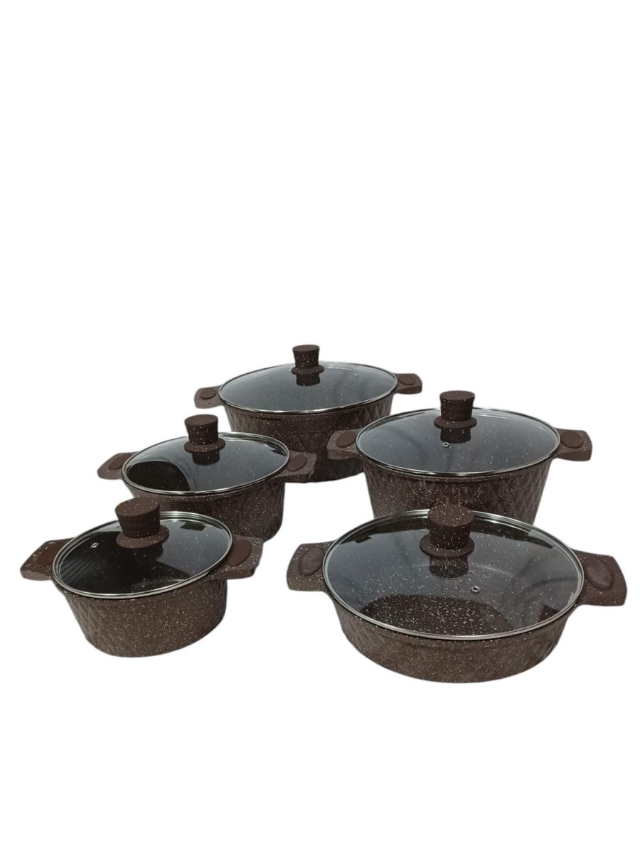 SMTE - 10 piece Granite cookware set | Shop Today. Get it Tomorrow ...