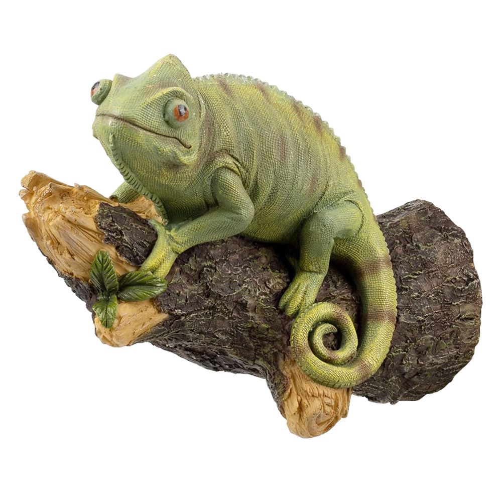 Decor Tree Mounted Resin Chameleon Lizard Sculpture (24cm) | Shop Today ...