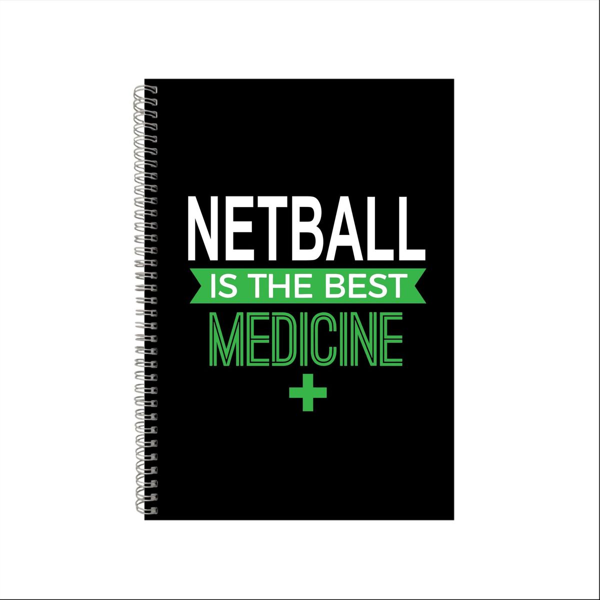 Netball Wire Bound Notebook Sport Gift Idea Writing Books A4 Notepad ...