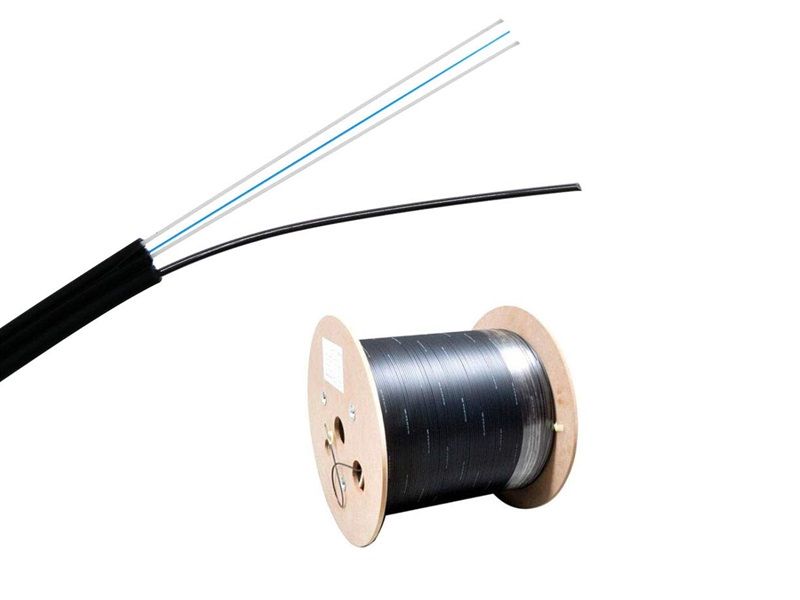 Zatech FTTH Outdoor 4 Core Drop Cable G657A2- LSZH Jacket - 1000 Meters ...