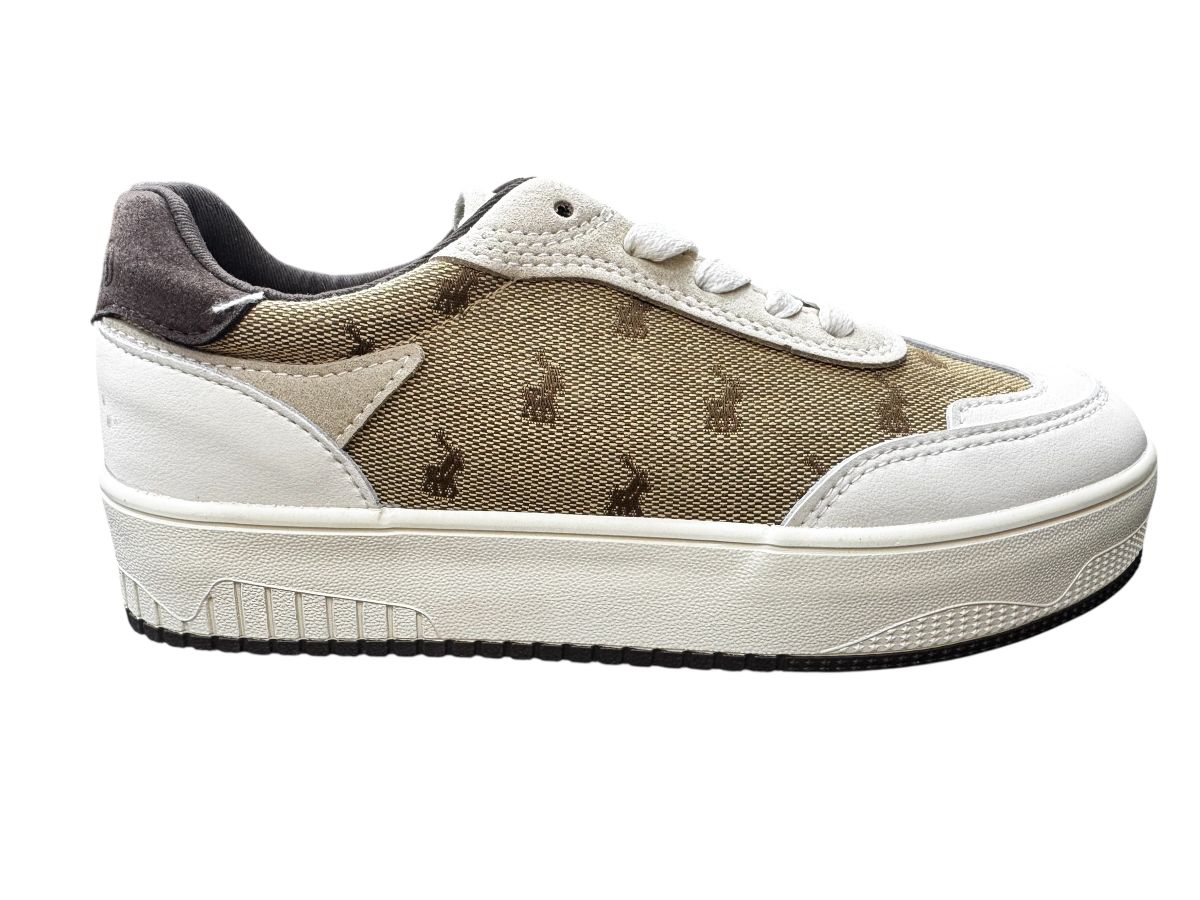 Polo Woman Panelled Jacquard Sneakers | Shop Today. Get it Tomorrow ...