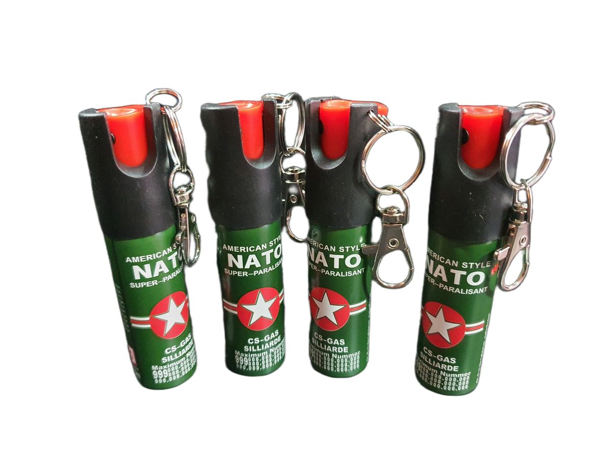 Nato Key Chain Pepper Spray - 4 Pack (20ml) | Shop Today. Get it ...