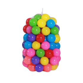 Colorful Fun Soft Plastic AirFilled Ocean Ball Palyballs - 100 Piece ...
