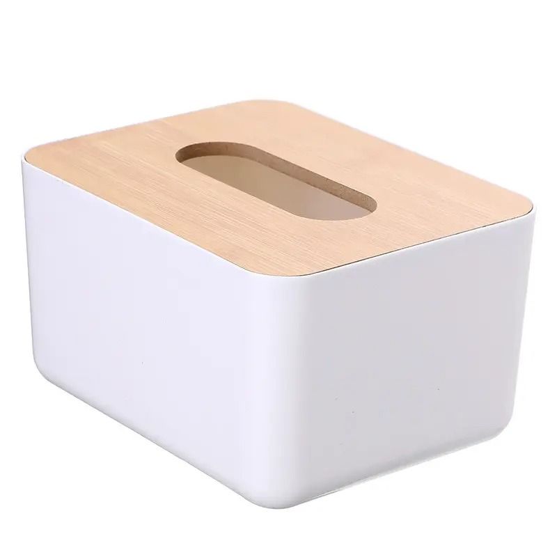 Multifunctional Wooden Lid Small Tissue Box | Shop Today. Get it ...