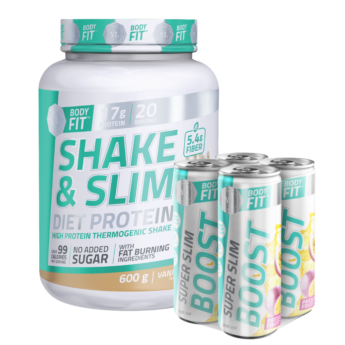 Vanilla Protein Powder | Weight Loss Support Shake & 4x Slim Boost ...
