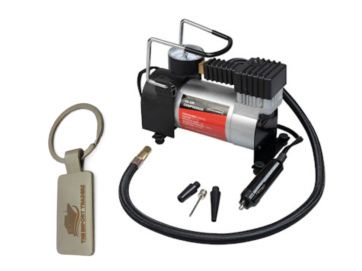 High Quality 12V Heavy Duty Air Compressor With TIT Keychain | Shop ...