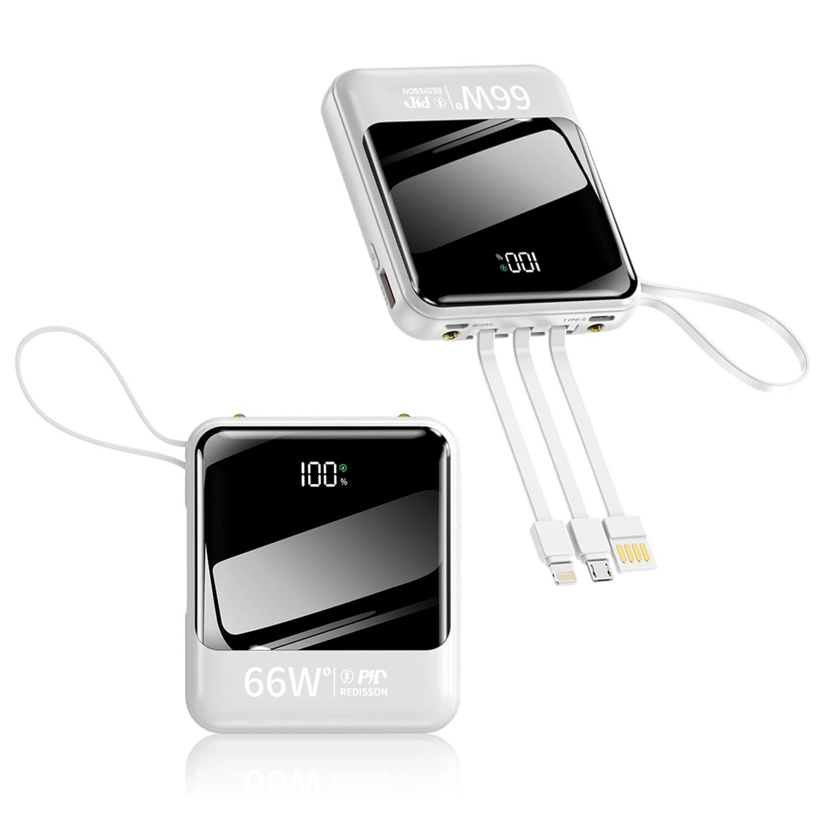 Redisson Convenient For Going Out 10000mAh Power Bank With Charging ...