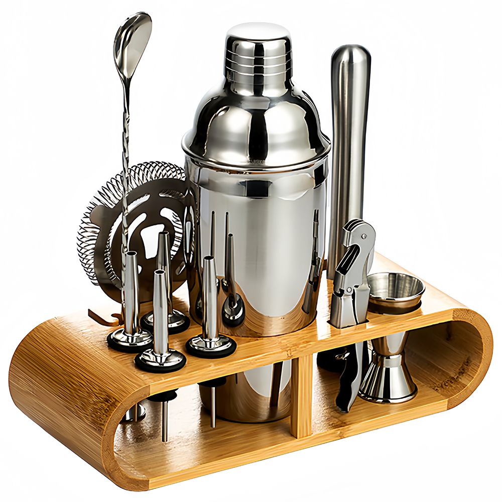 Cocktail Bar Set Kit with Tools & Accessories - 12 Pieces | Shop Today ...