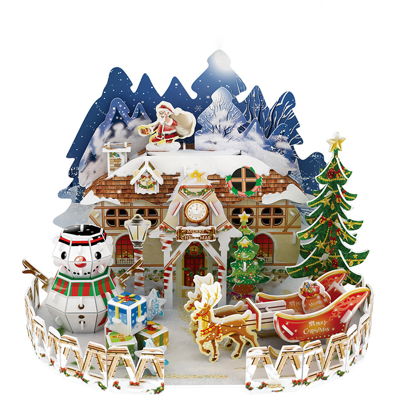 3D-Puzzle Ice And Snow Cabin Building Model Toy | Shop Today. Get it ...
