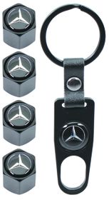 Mercedes Benz Valve Cap and Key Ring Set | Shop Today. Get it Tomorrow ...