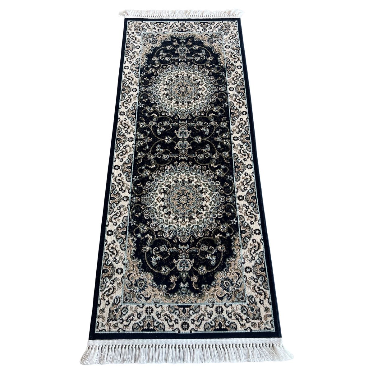 Royal Rugs - Navy Persian Floral Passage Rug - 200 x 80 cm | Shop Today ...